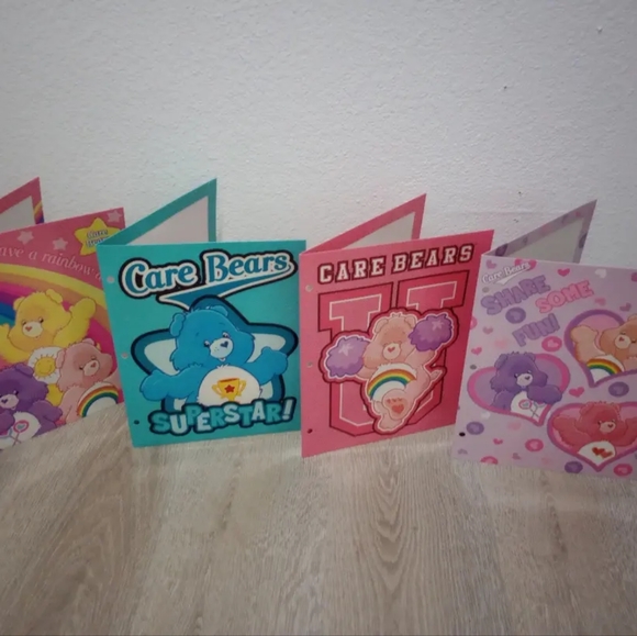 Other | New 4pc Care Bears Folder Set | Poshmark